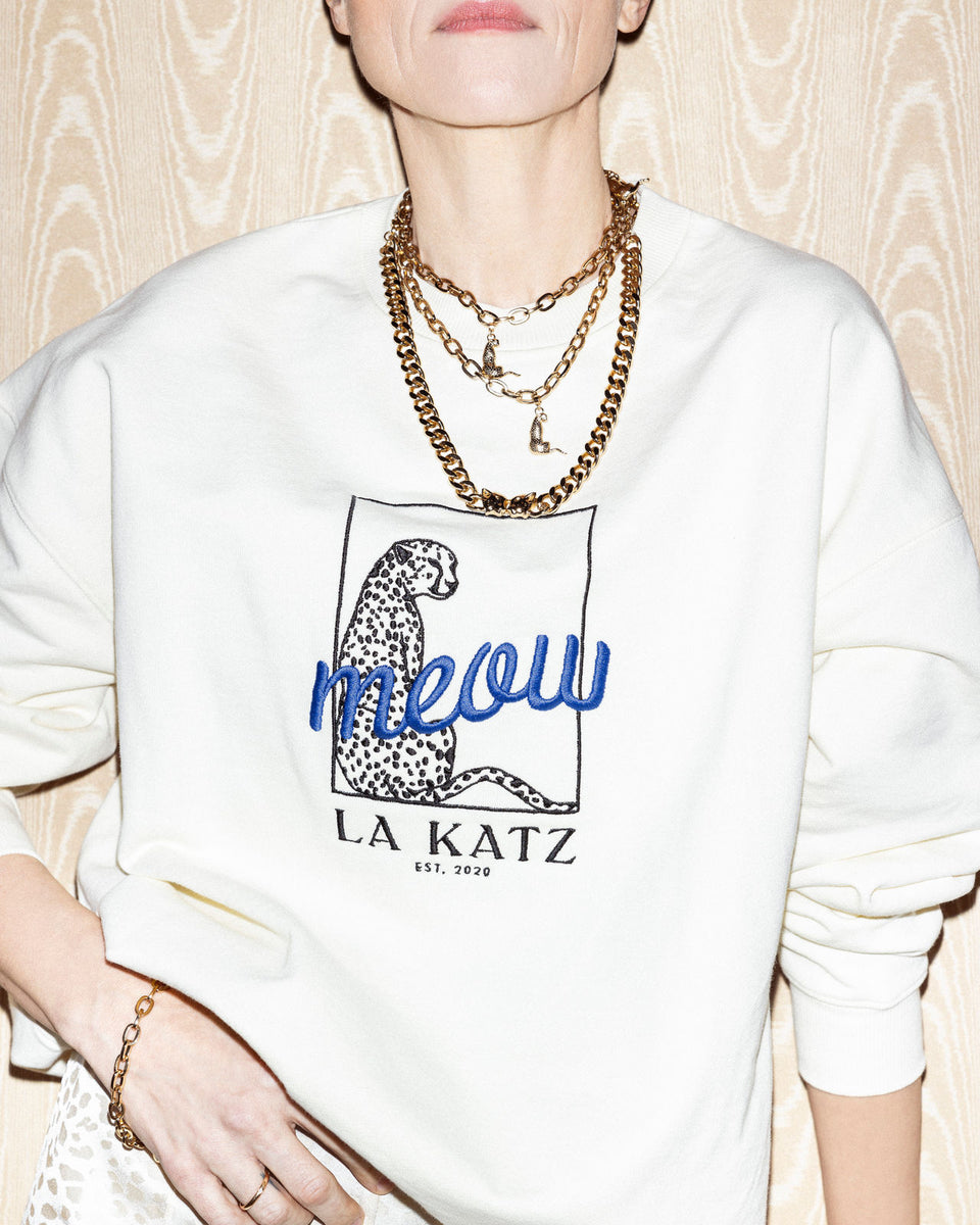 Club La Katz Sweatshirt Cream